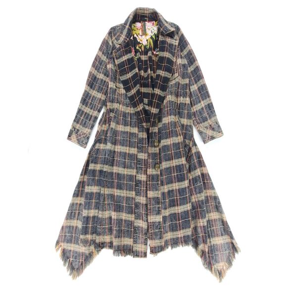 Aratta | Jackets & Coats | New Aratta Ruffian Trench Coat Long Button ...
